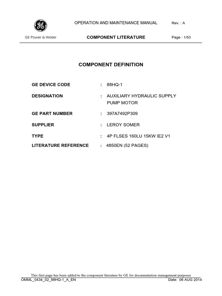 Omml 0434 02 88hq-1 A en | PDF | Electrical Components | Power (Physics)