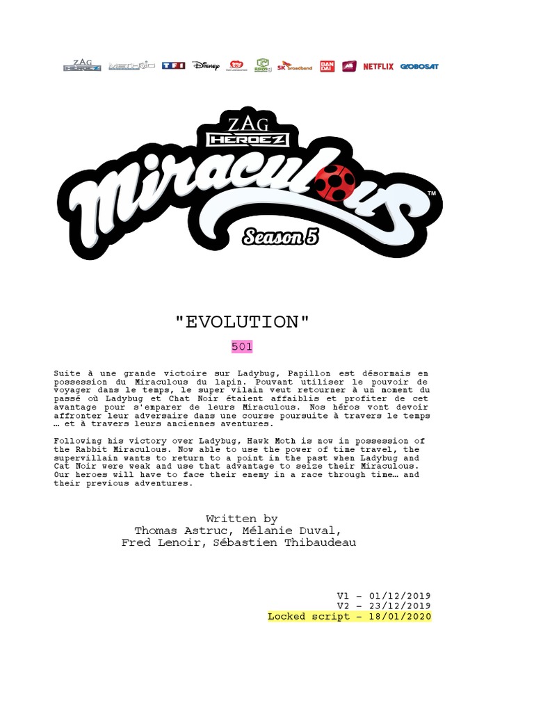 MLB - 501 - EVOLUTION - Locked Script - 28 01 2020 - VA | PDF