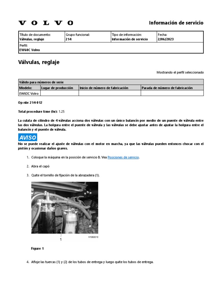 Reglaje de Valvula E | PDF
