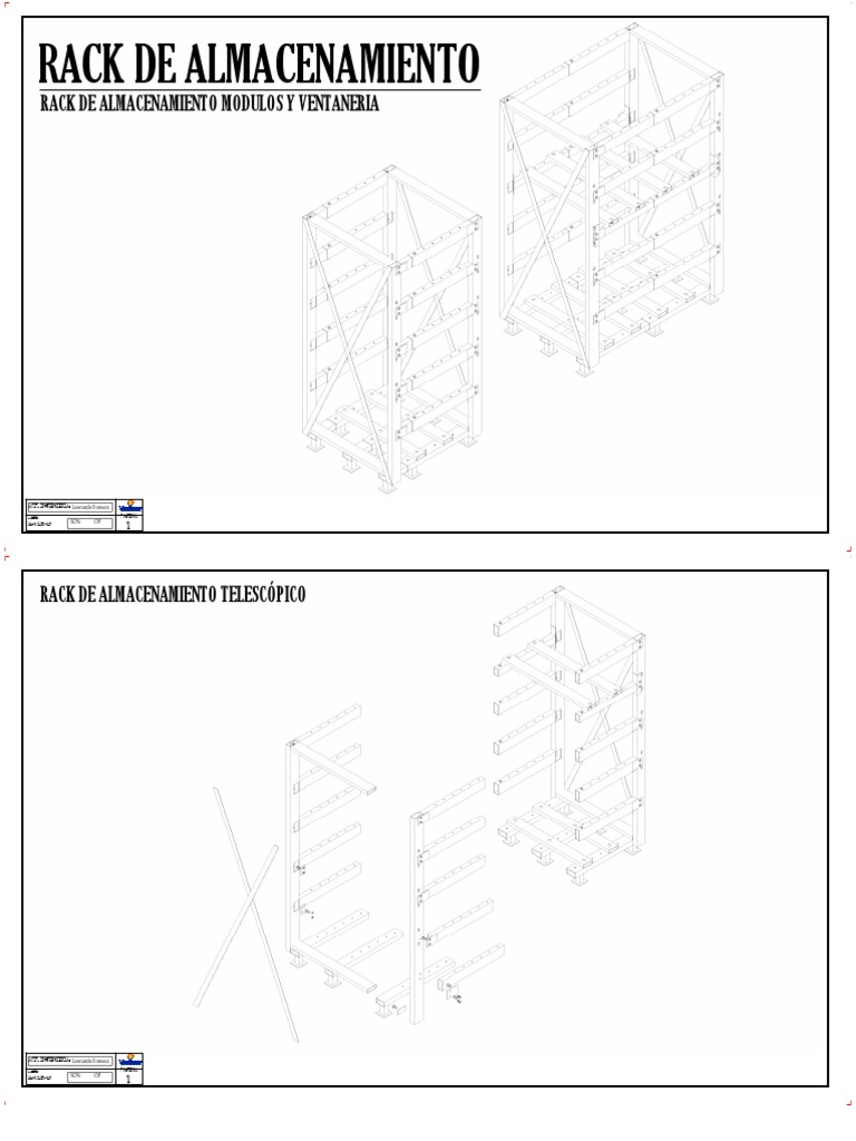 DESPIECE RACKS 2.0 (4) | PDF | Ingeniería | Science