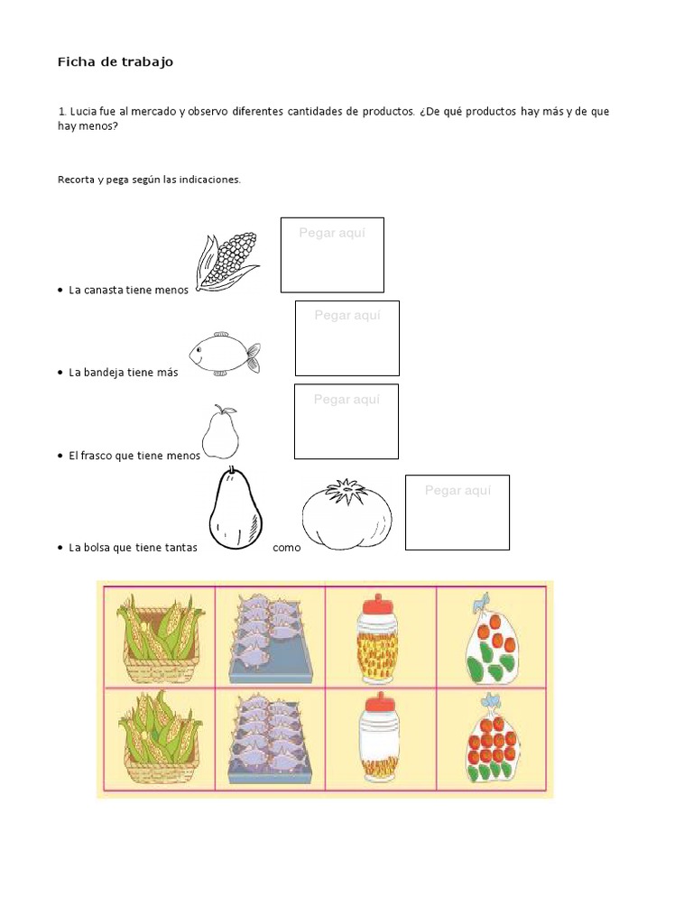 Actividades de Más y Menos para Niños | PDF