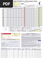 Daily Fluid Balance Chart for Children | PDF | Intravenous Therapy ...