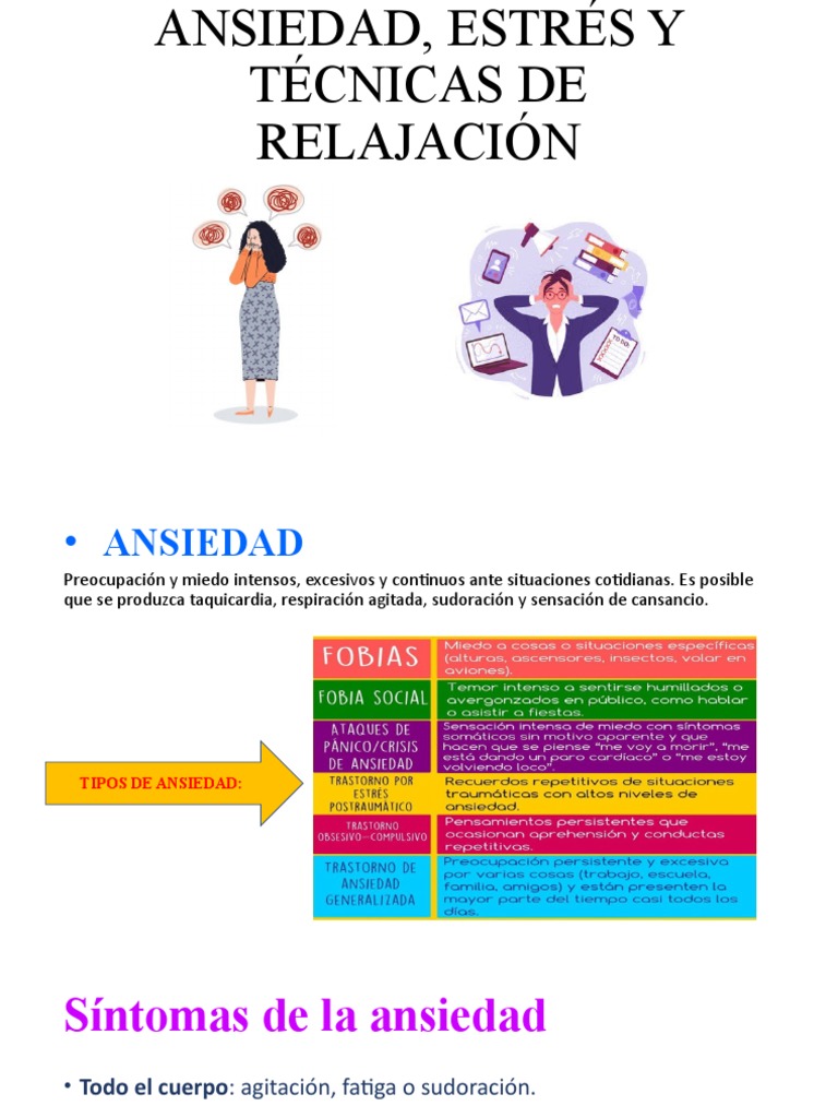 Ansiedad, Estrés y Técnicas de Relajación | PDF