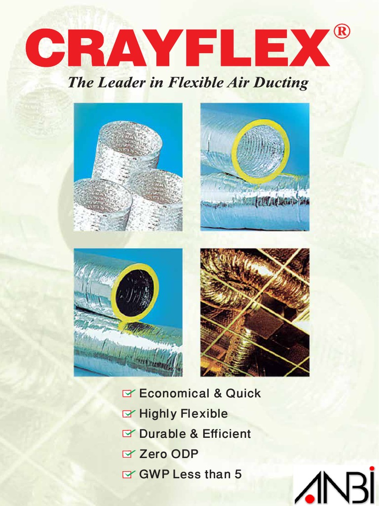 Crayflex Flexible Duct ANBI 1 | PDF | Duct (Flow) | Wire