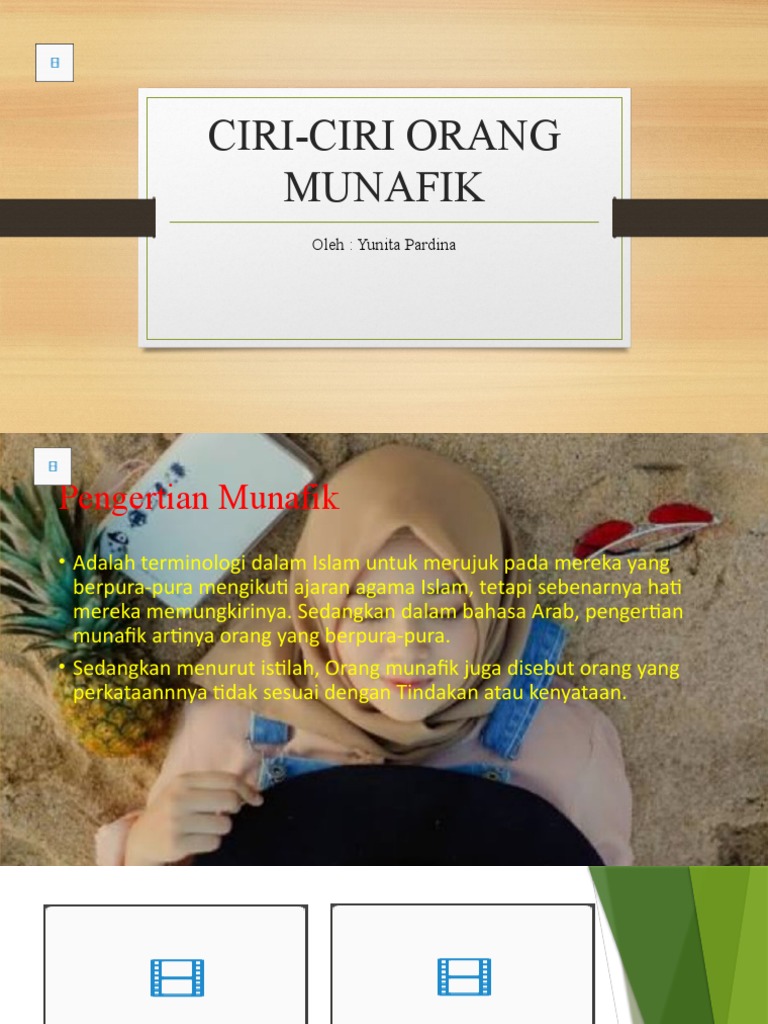 CIRI-CIRI ORANG MUNAFIK | PDF