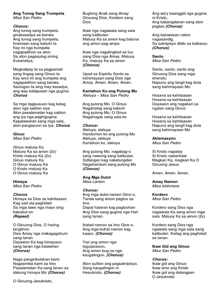 Ang Tunog Sang Trumpeta | PDF