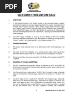 SAFA Player Medical Form - 2021 | PDF