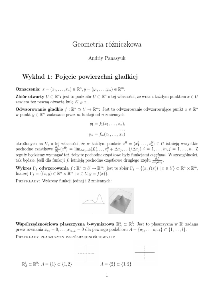 Różnicz Geom | PDF