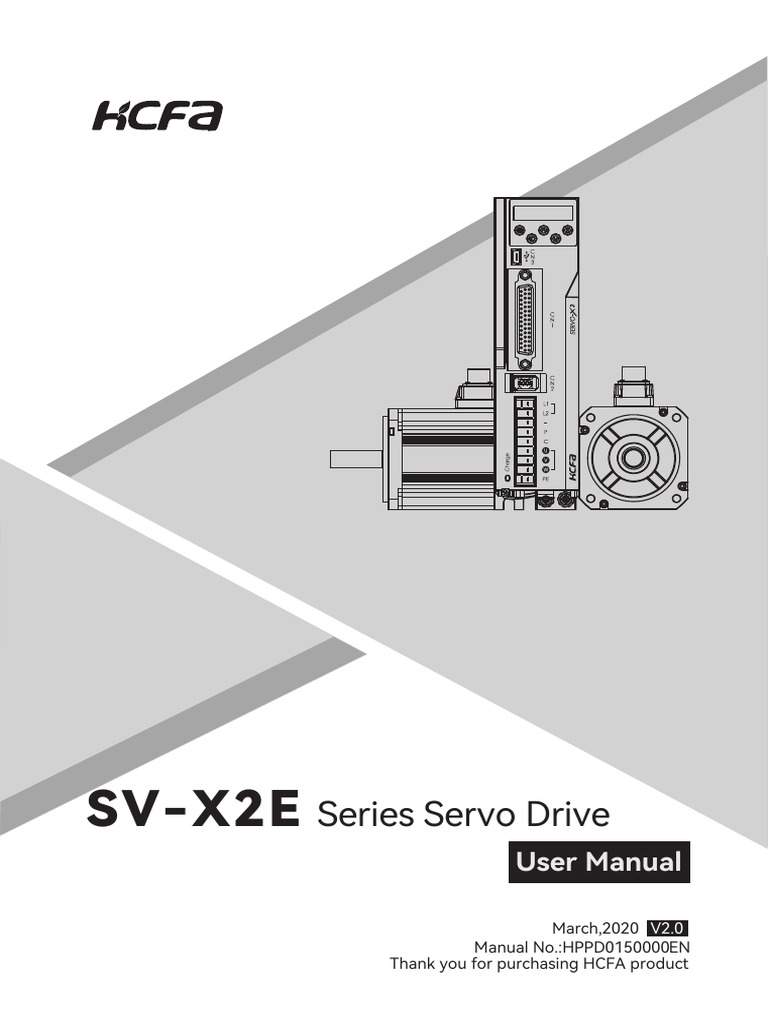 X2E Series Servo Drive User Manual V2.0 (EN) | PDF