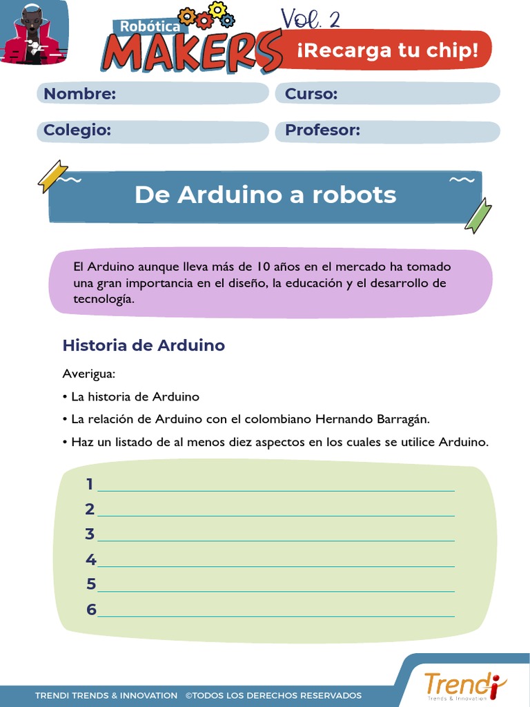 De Arduino A Robots | PDF | Robot | Robótica