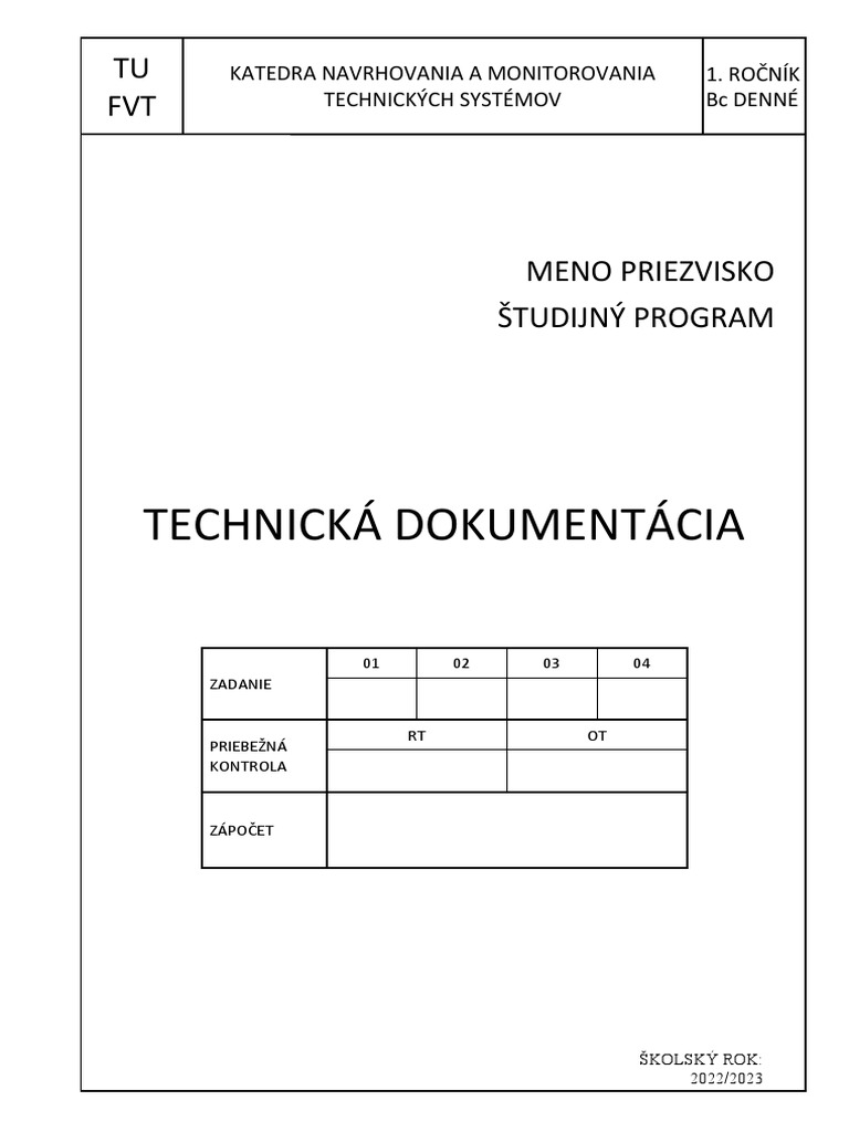 TD Obálka 2022 2023 | PDF