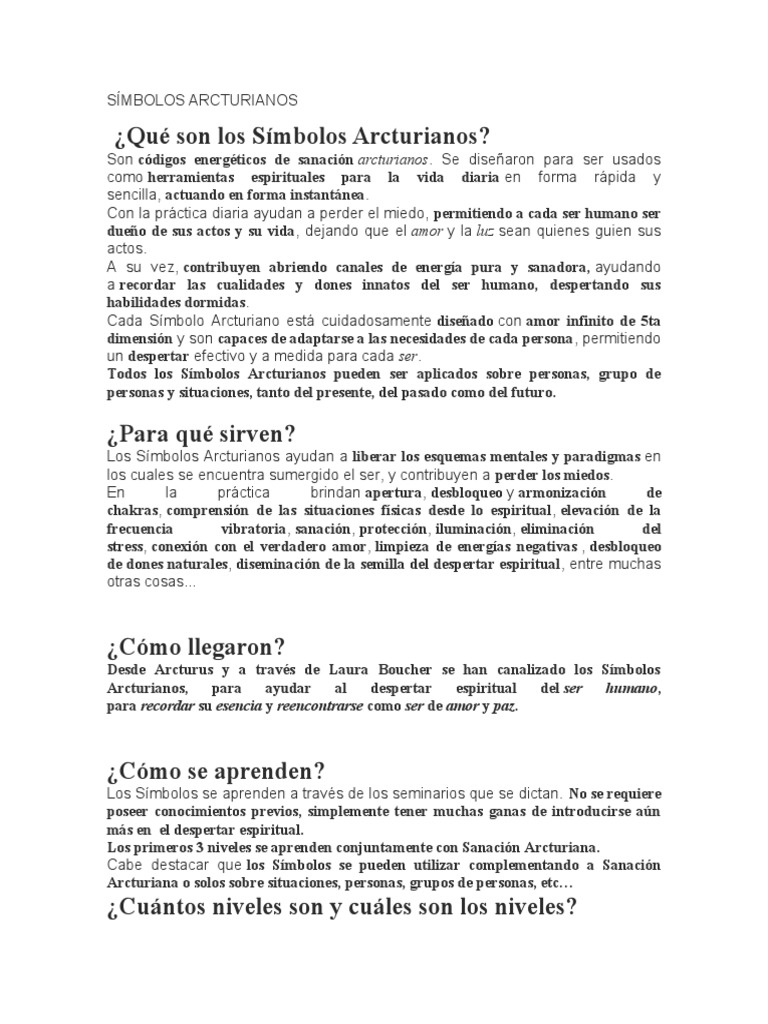 Símbolos Arcturianos | PDF Símbolos Arcturianos | PDF