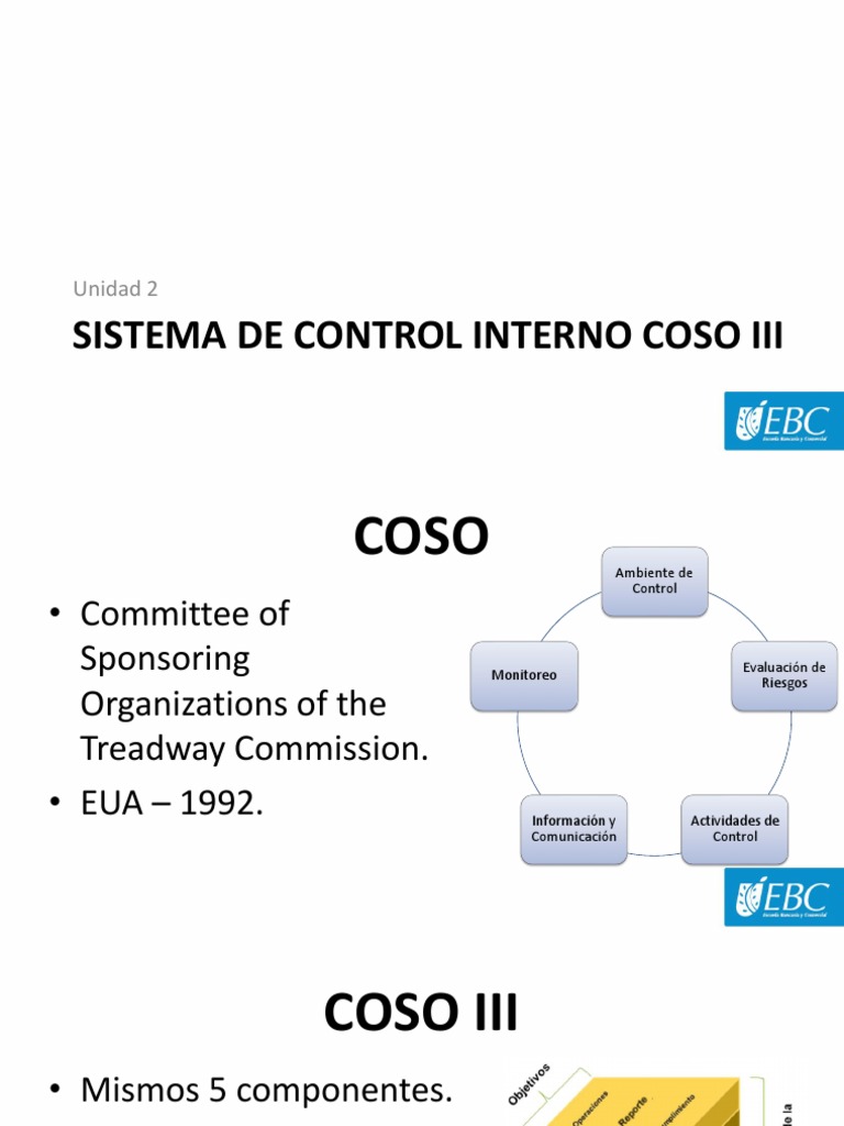 Sistema de Control Interno COSO III | PDF | Evaluación | Evaluación de ...