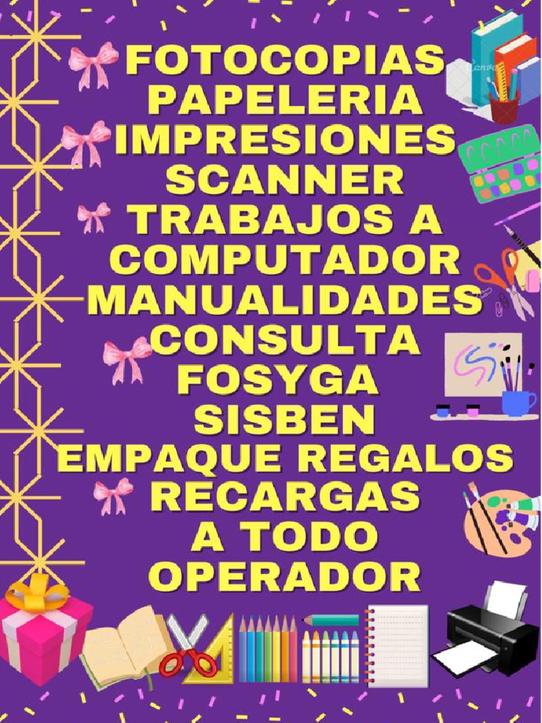 Letrero Papeleria | PDF