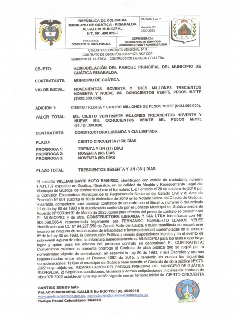 Adicion Parque Guatica | PDF