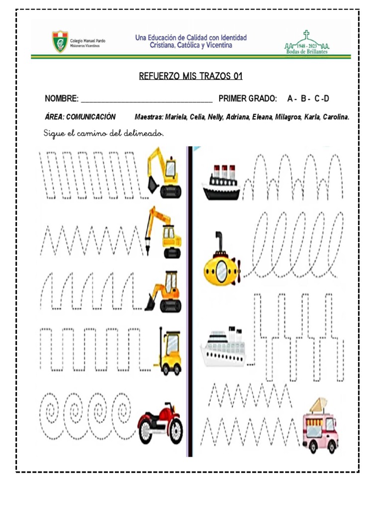 Refuerzo Mis Trazos 01 | PDF