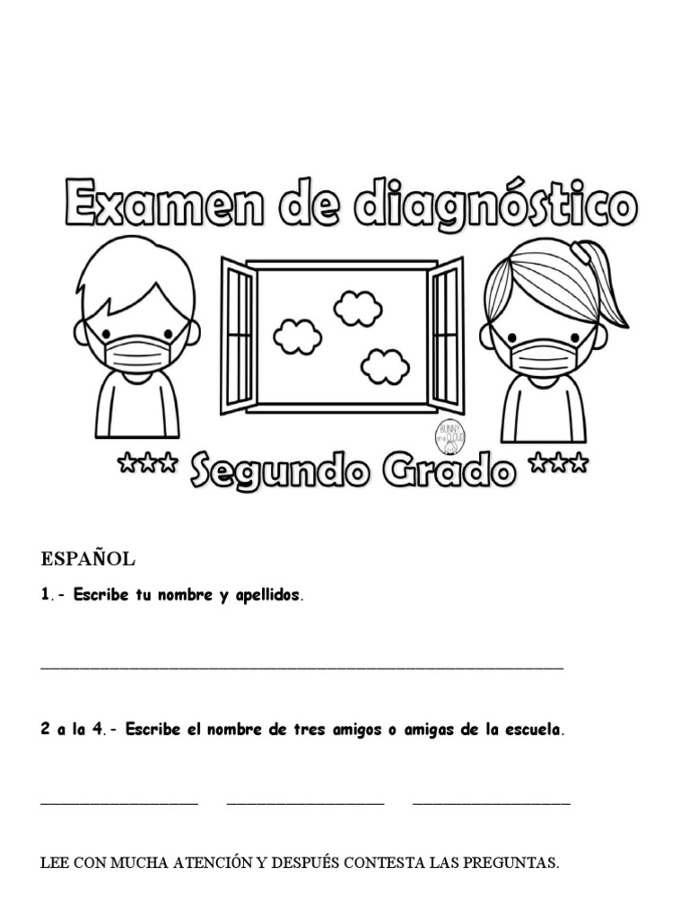 Evaluacion Diagnostica 2° Grado | PDF | Rana | México