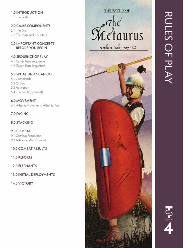TPS04 Metaurus Rules | PDF | Infantry | Military