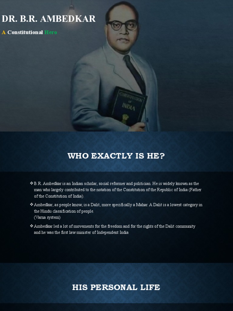 B R Ambedkar | PDF