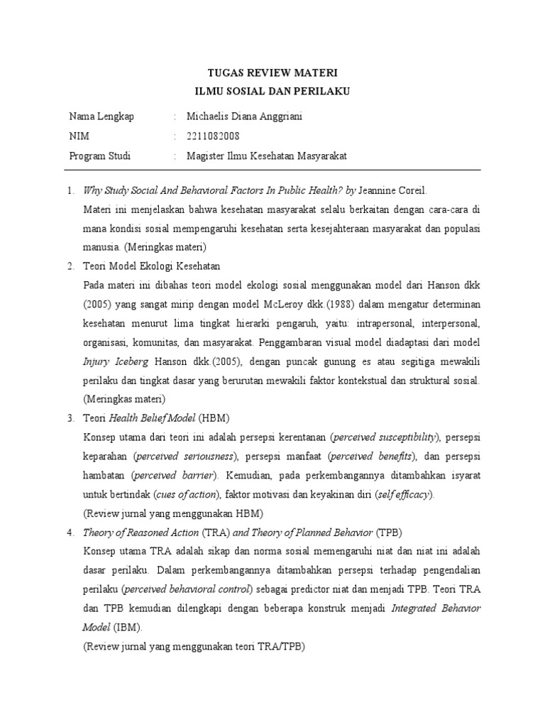 MICHAELIS DIANA ANGGRIANI-2211082008-RESUME MATERI KULIAH | PDF