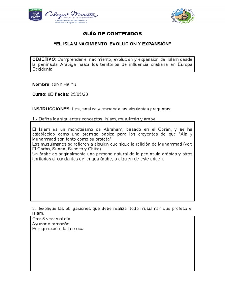 Nacimiento y Expansión del Islam | PDF