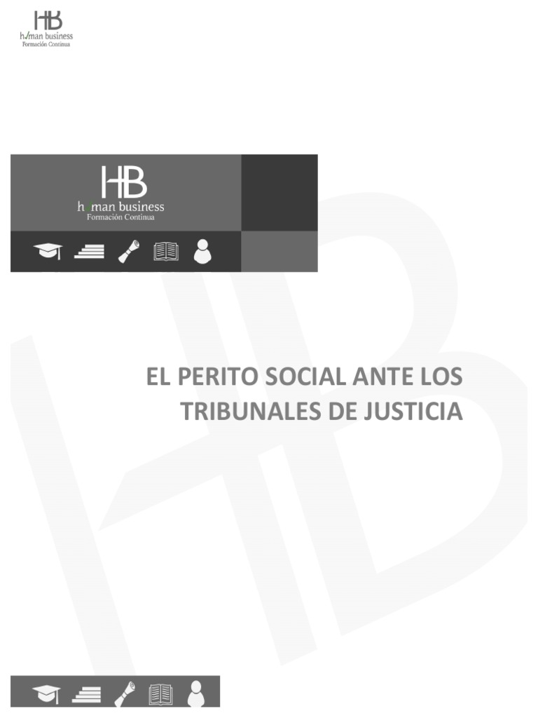 Unidad 1 El Perito Social De Justicia Pdf Testigo Experto