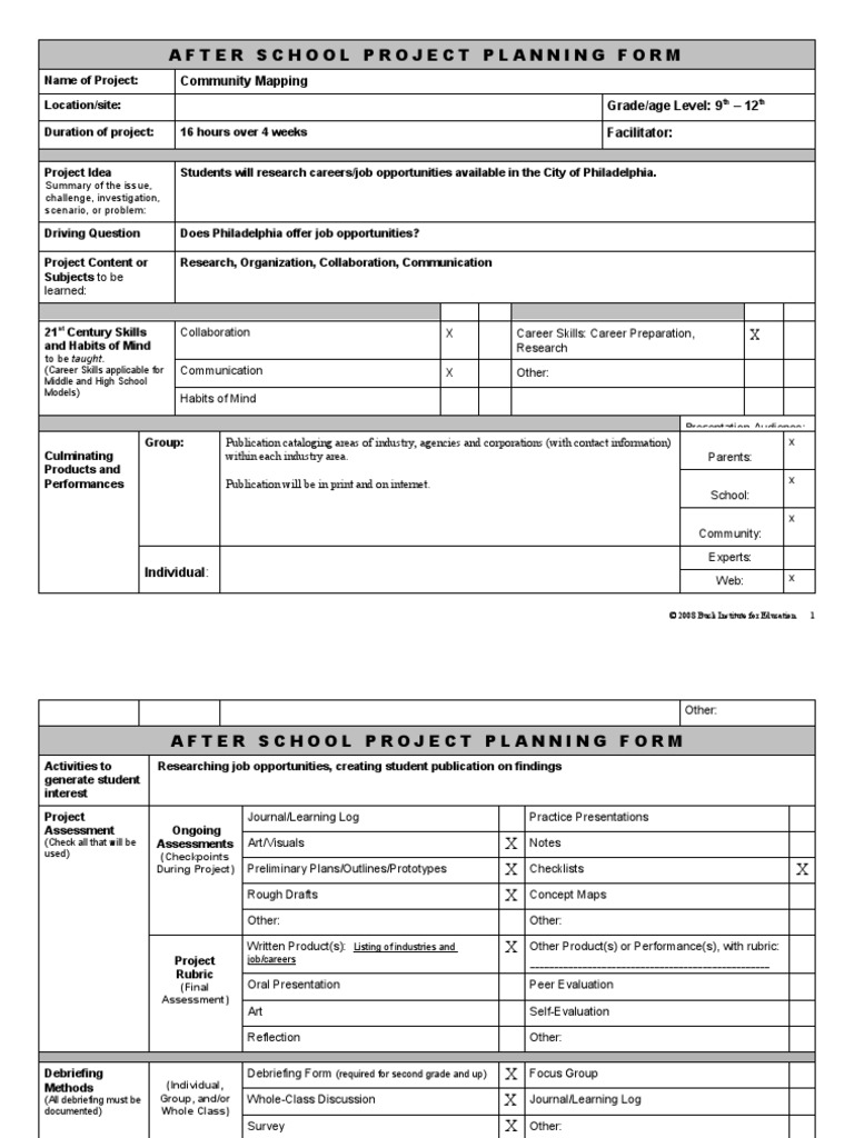Community Mapping Project Plan | PDF