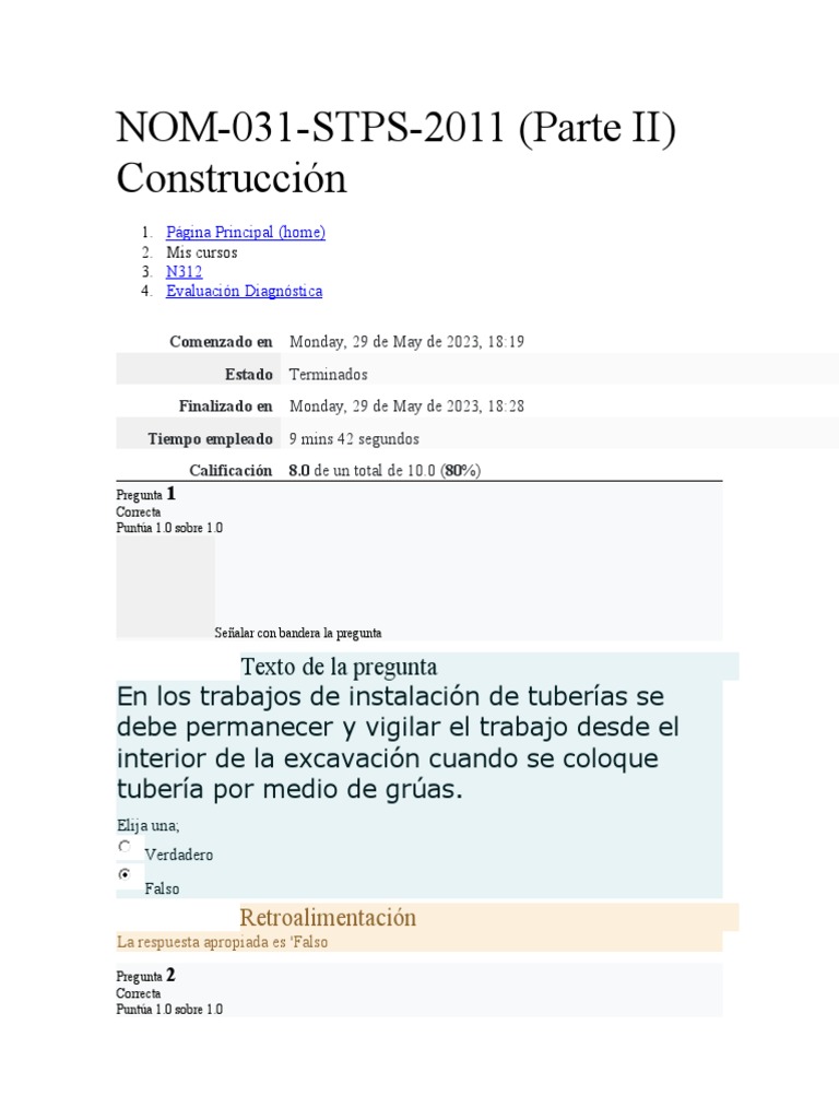 NOM 031 STPS 2011 (Parte II) Construcción | PDF | Solvente | Generador ...