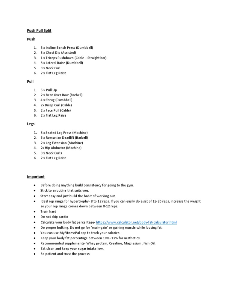 Aesthetic Muscle Training Guide | PDF