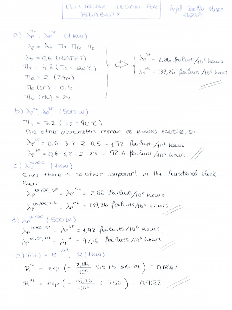 Reliability Calculation Pdf 1780