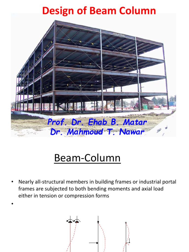 Design of Beam Column | PDF | Buckling | Beam (Structure)