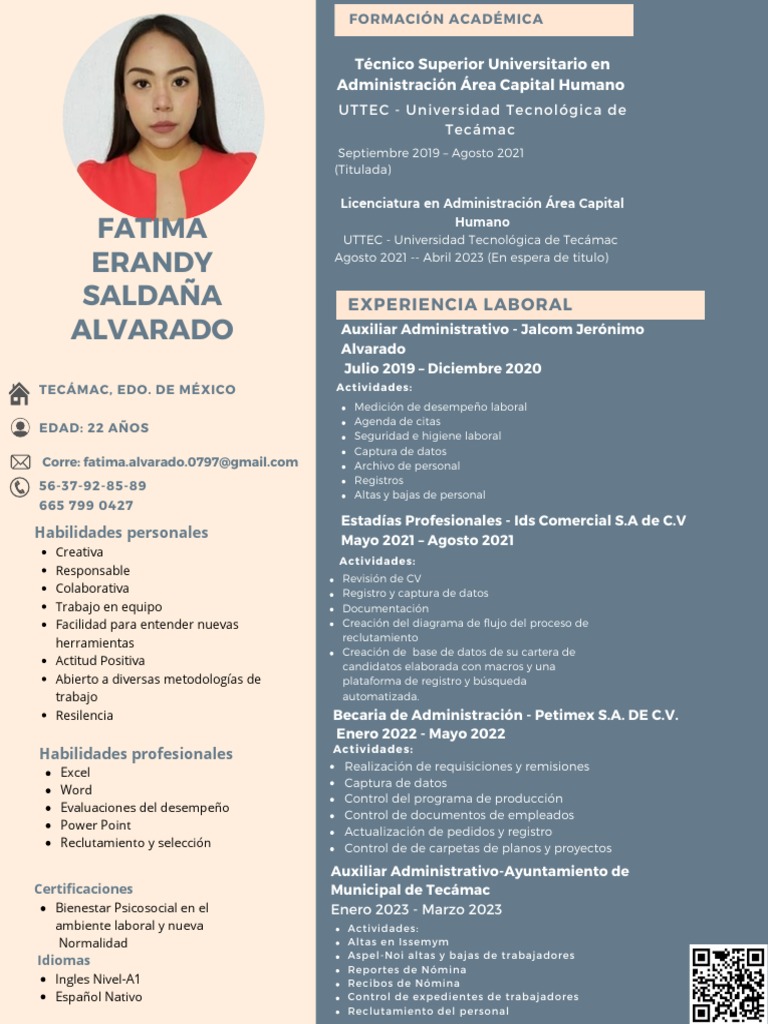 Perfil Profesional de Erandy Gutierrez | PDF | Business | Informática