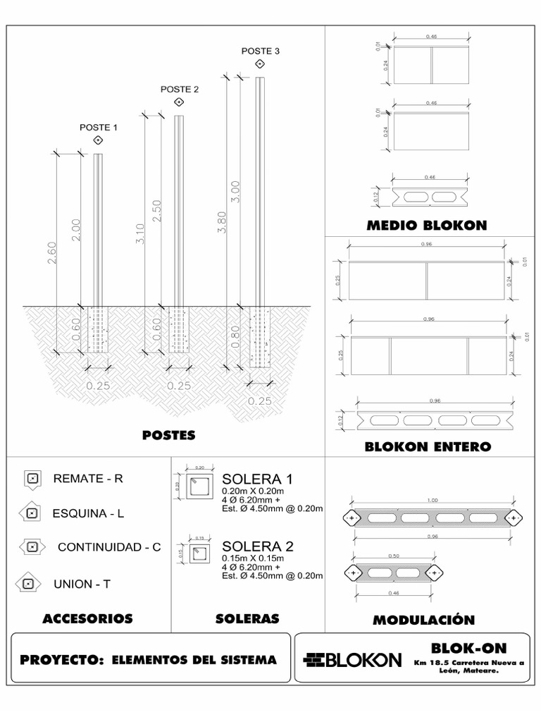 Ficha Técnica Blokon 1 | PDF