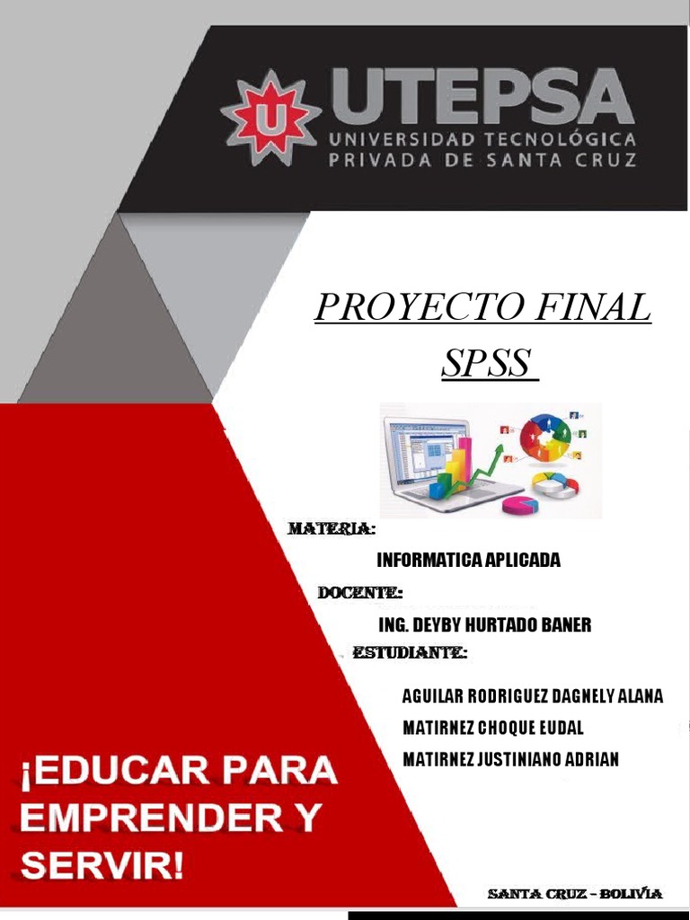 PROYECTO FINAL SPSS (2) | PDF | Spss | Estadísticas