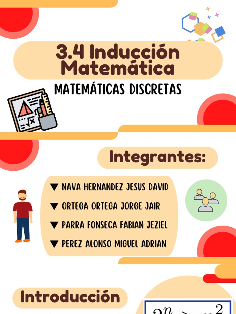 3.4 Inducción Matemática | PDF | Prueba matemática | Número natural