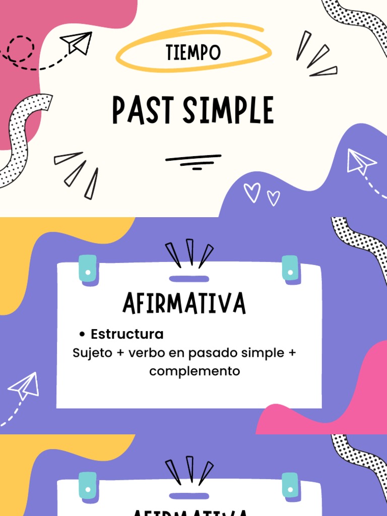Estructura del Past Simple Afirmativa | PDF