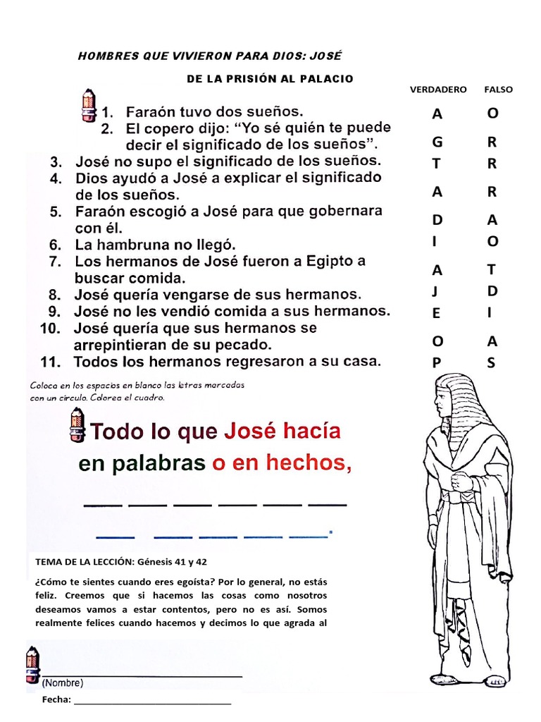 José: De la prisión al palacio | PDF | Creencia religiosa y doctrina