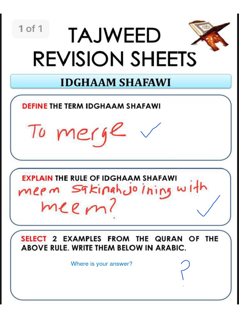 Idgham Syafawi | PDF