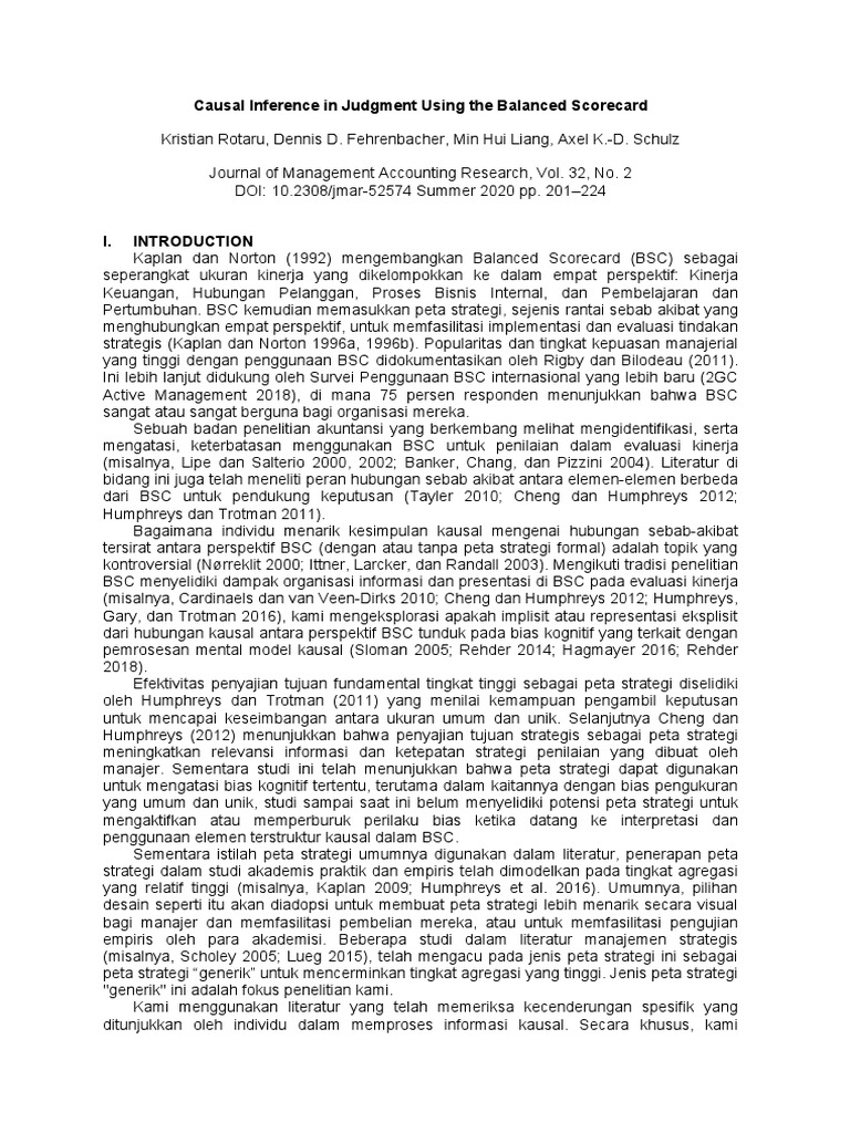 Artikel BSC Lab Experiment | PDF Artikel BSC Lab Experiment | PDF