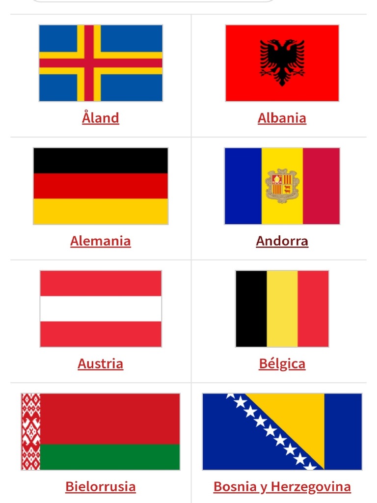 Banderas de Europa | PDF