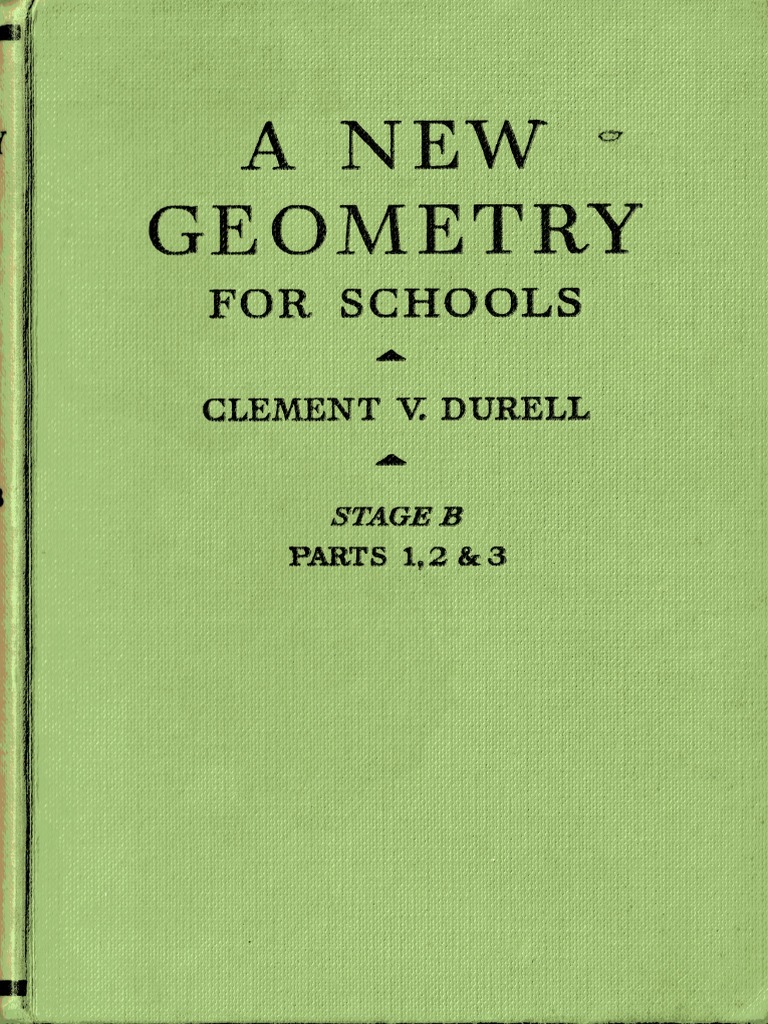 A New Geometry For Schools | PDF