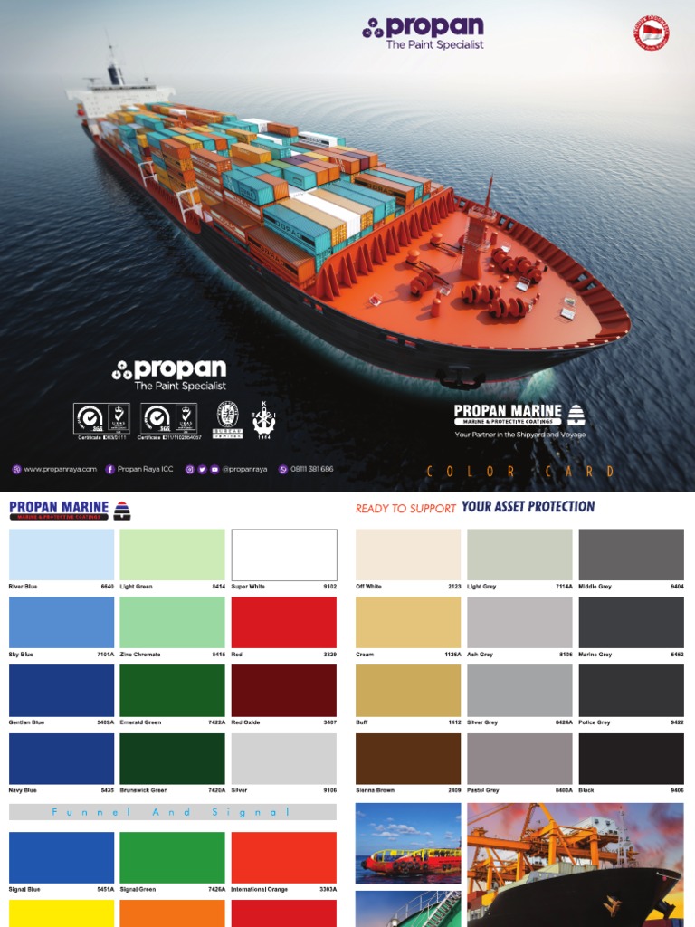 Colorcard Propan Marine | PDF