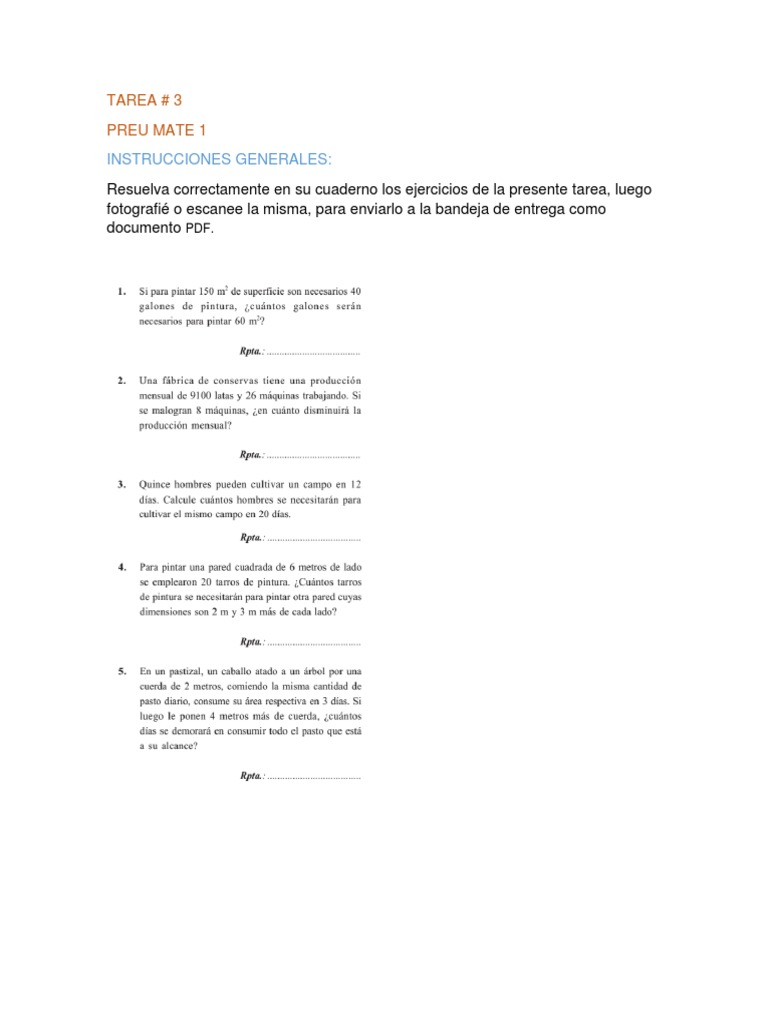 Instrucciones Generales | PDF