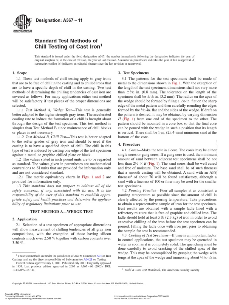 Astm A367 - 11 | PDF