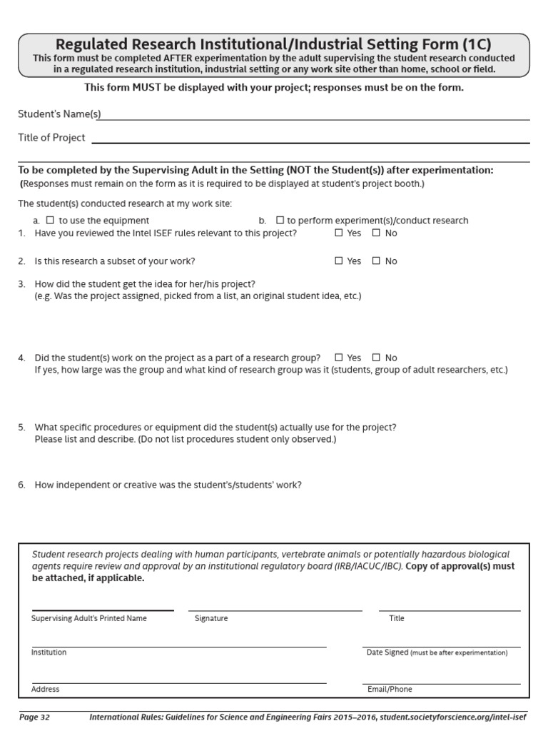 1C.Regulated Research Ext | PDF | Career & Growth