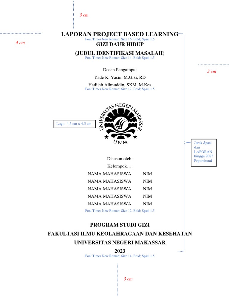 LAPORAN PROJECT BASED LEARNING Sampul | PDF