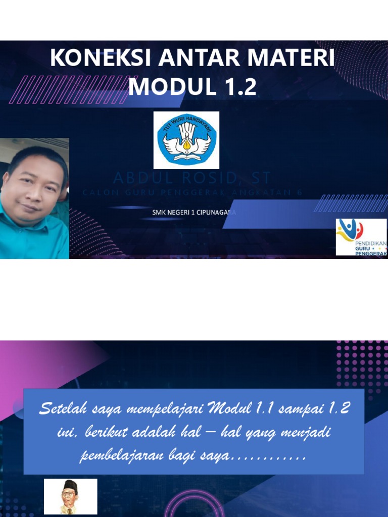1.2.a.8 Koneksi Antar Materi - Modul 1.2 - Abdul Rosid | PDF
