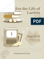 Life of Laetitia - Character Comparison | PDF