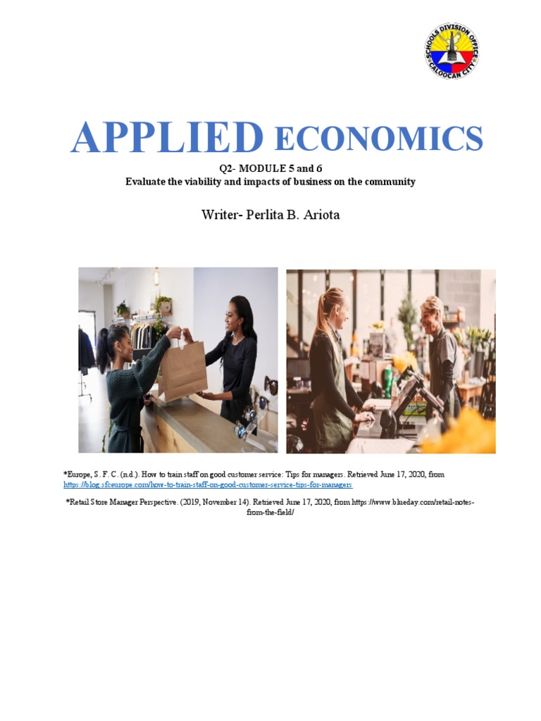 ADM Applied Eco Q2 M 5 6 | PDF | Goods | Supply Chain