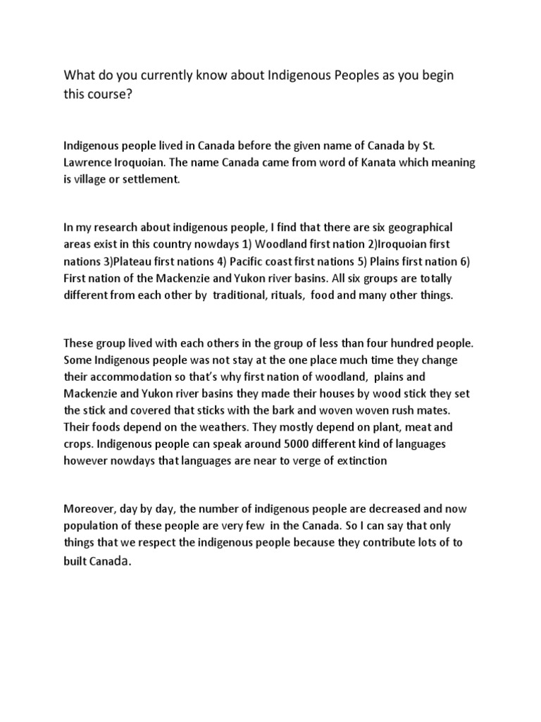 Indigenous People | PDF